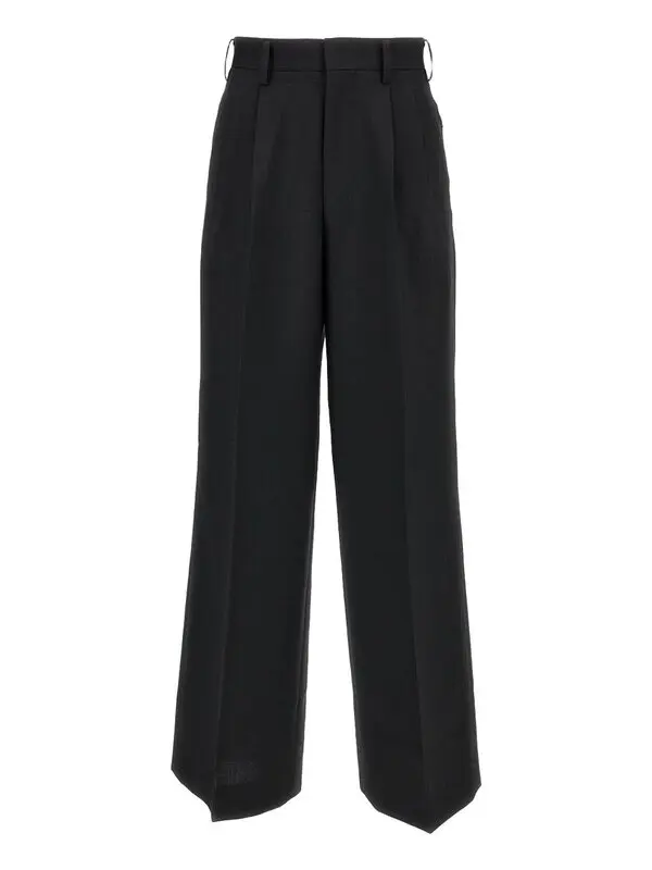 Junya Watanabe Tailored Wide-leg Trousers - Black
