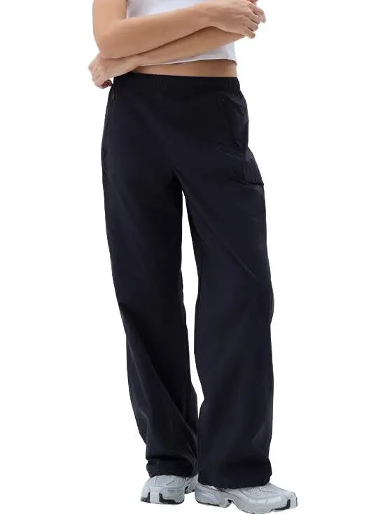 HALFDAYS Gwen Wide Leg Cargo Pants - Black