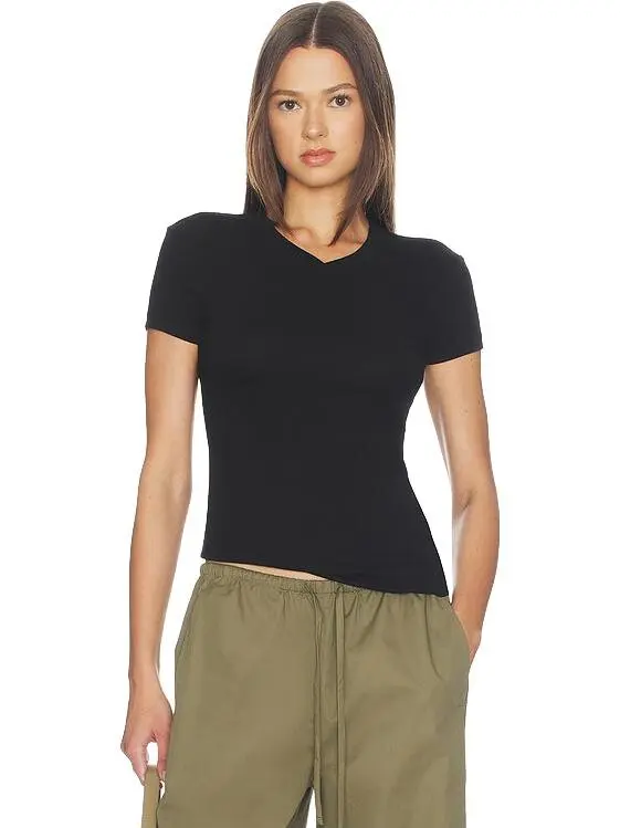 Cotton Citizen The Seoul V-neck Tee - Black