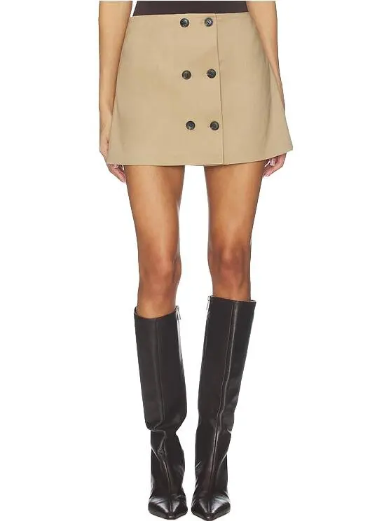 SELMACILEK Mini Skirt - Tan