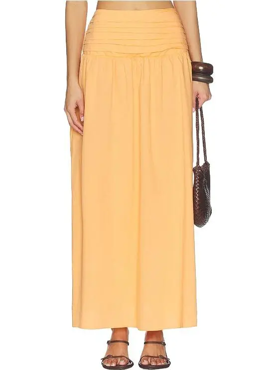 Peixoto Rowan Maxi Skirt - Orange