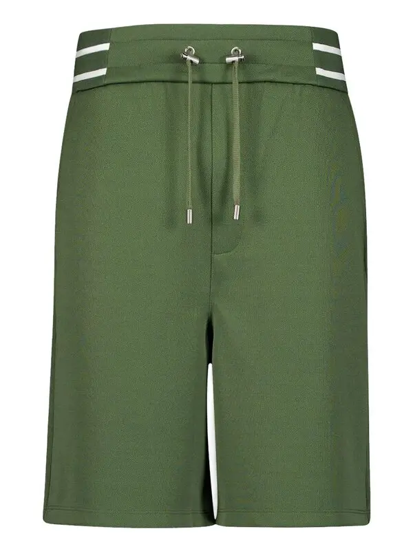 Balmain Pb Patch Bermuda Shorts - Green