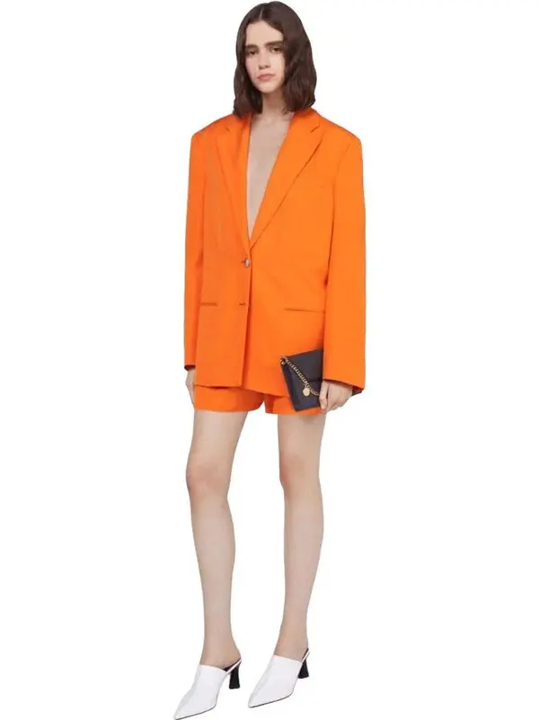 Stella McCartney Oversized Single-breasted Blazer - Orange