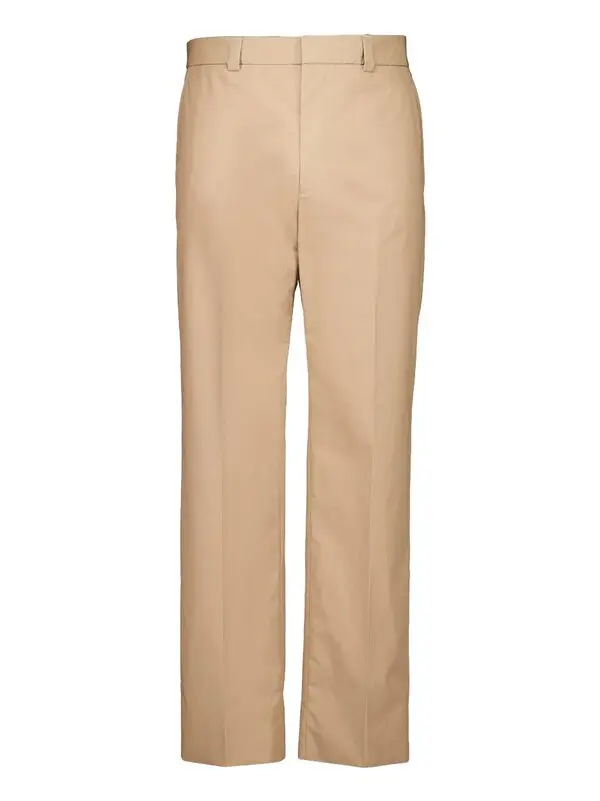Gucci Cotton Poplin Pants - Beige