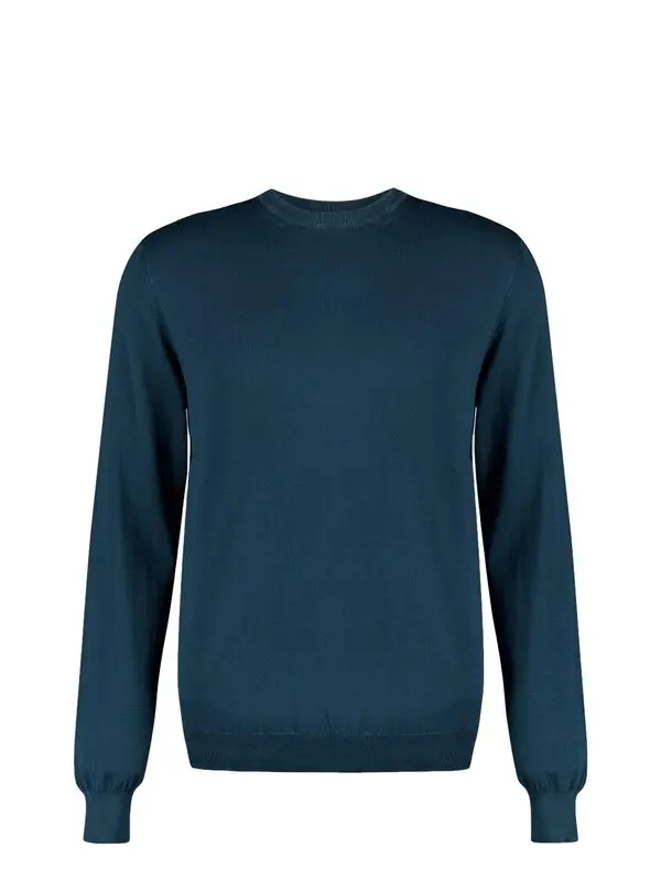 Boglioli Cotton Crew Neck Sweatshirt - Blue