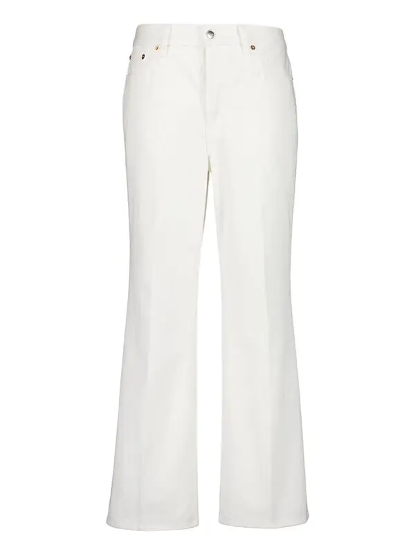 Gucci Flared Trumpet Jeans - White