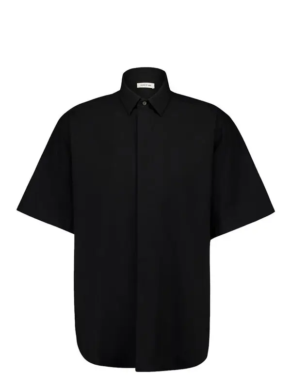 Fear Of God Oxford Short Sleeve Shirt - Black