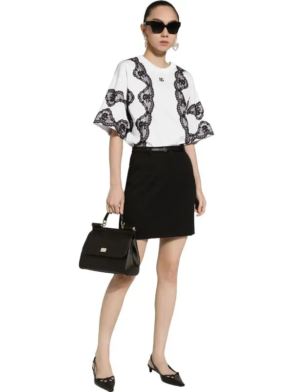 Dolce & Gabbana Large Sicily Handbag - Black