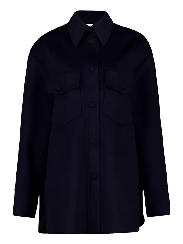 Stella McCartney Wool Overshirt - Blue