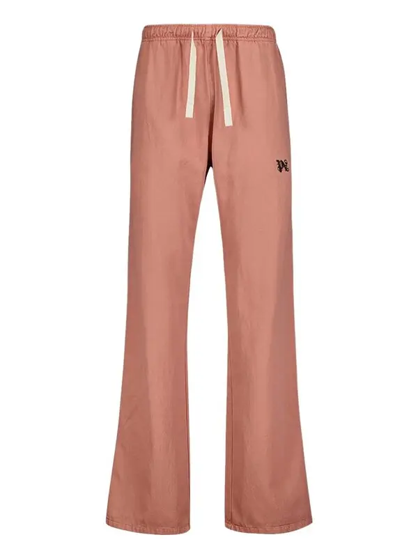 Palm Angels Monogram Travel Pants - Orange