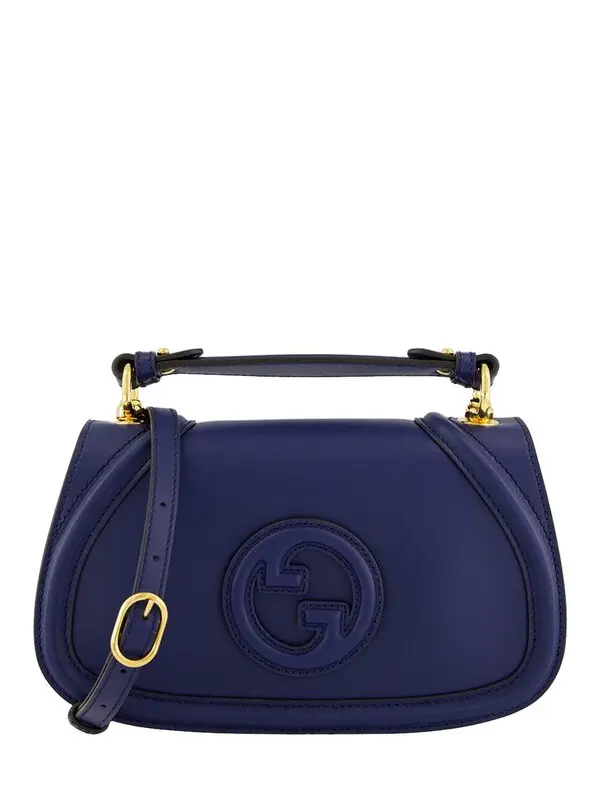 Gucci Blondie Medium Top Handle Bag - Blue