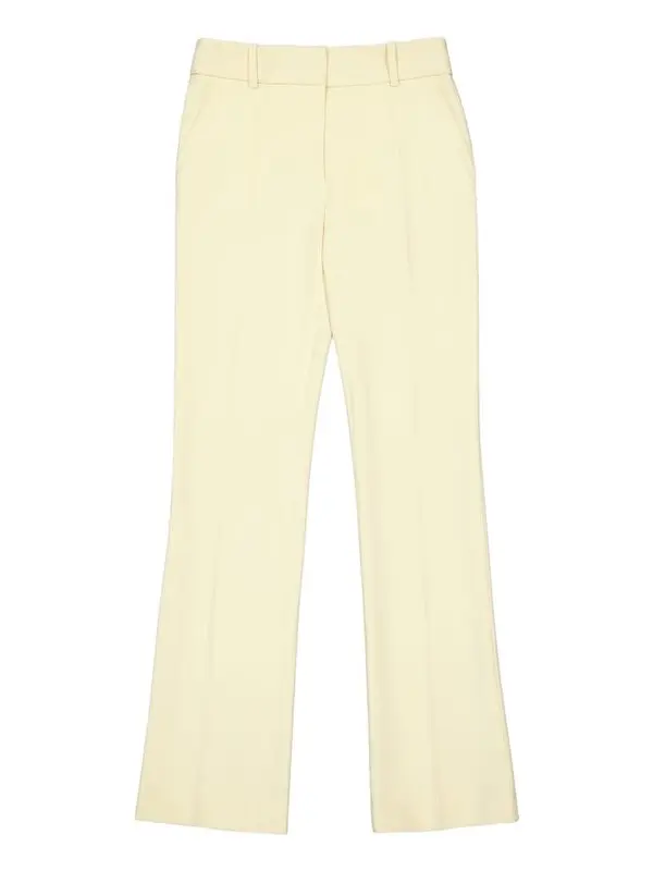 FRAME Mini Boot-cut Trousers - Cream