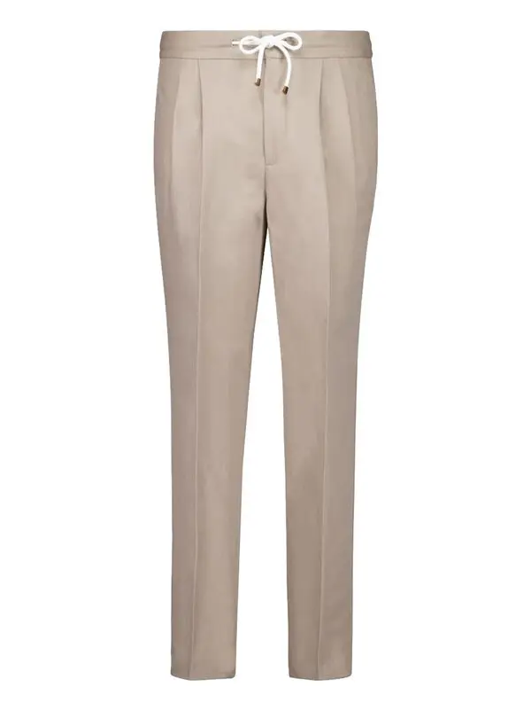 Brunello Cucinelli Tapered-leg Trousers - Beige