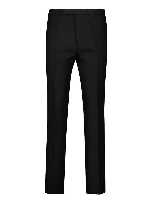 Gucci Formal Fluid Drill Trousers - Black