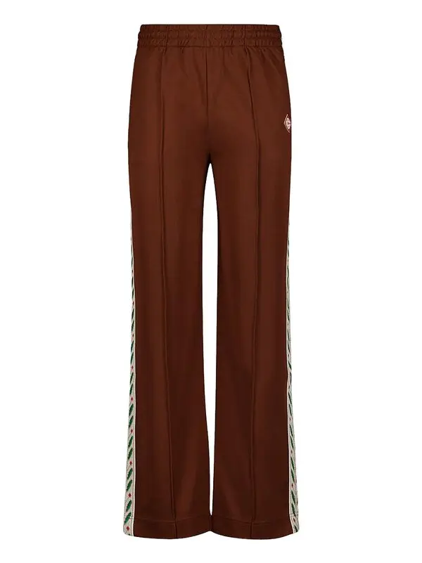 Casablanca Laurel Cotton Track Pants - Brown