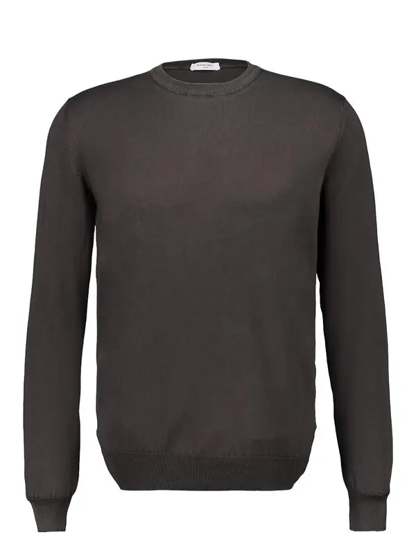 Boglioli Cotton Crew-neck Jumper - Green