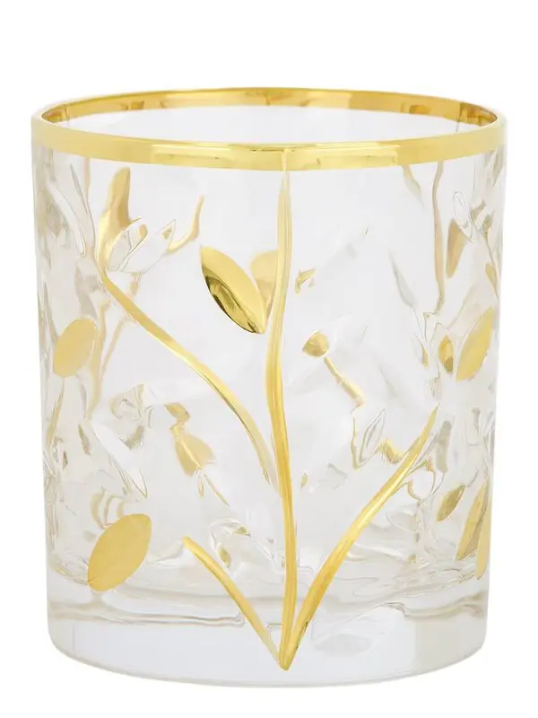 LES-OTTOMANS Tumbler Water Glass - Gold