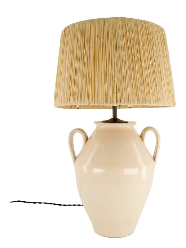 FANTASIA ARTE Natural Straw Lampshade - Cream