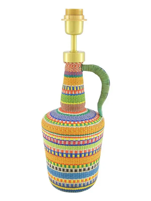PAULA LIVING Woven Lamp Base - Multicolour