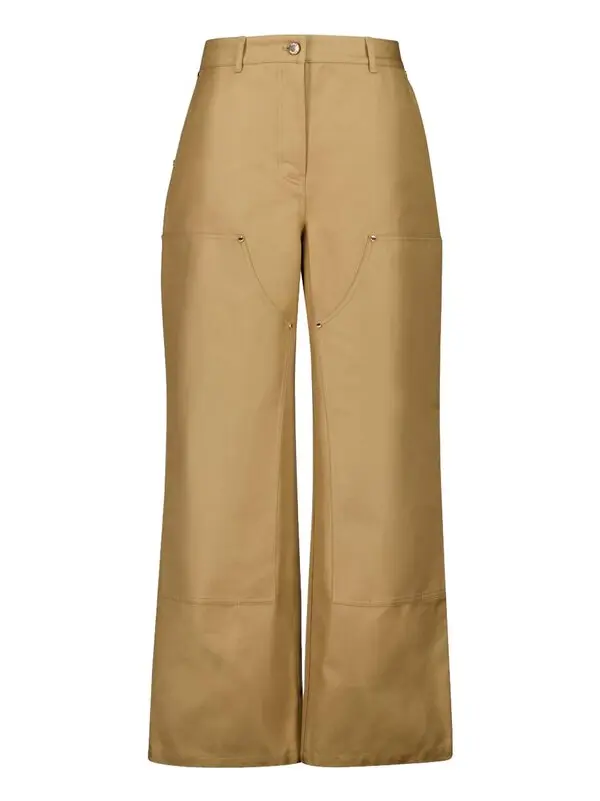Casablanca Cotton Workwear Trousers - Beige
