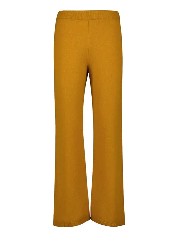 PAULA Nanna Wide-leg Cashmere Pants - Black