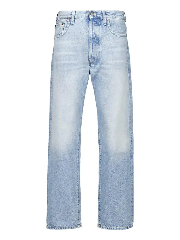 Valentino Garavani Light Regular Fit Denim Jeans - Blue