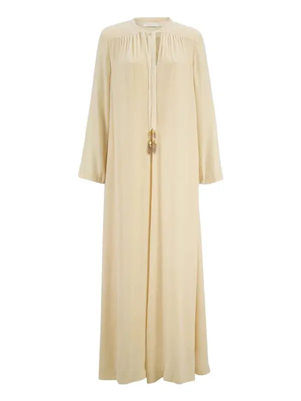 Zimmermann Lyrical Velvet Tubular Dress - Beige