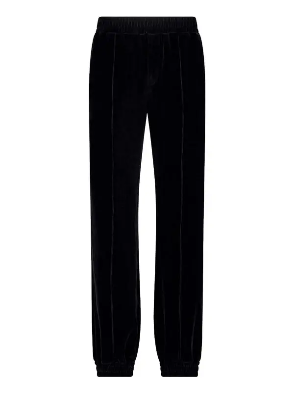 Valentino Garavani Chenille Jogging Trousers - Black