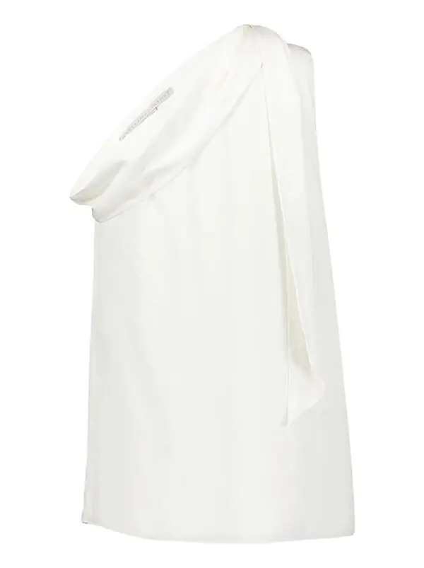 Stella McCartney One-shoulder Scarf Top - White