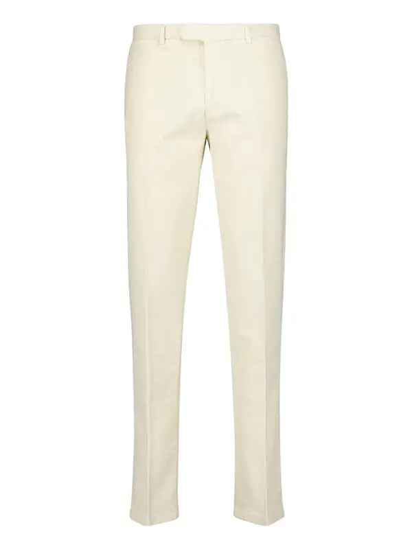 Boglioli Velvet Corduroy Trousers - White