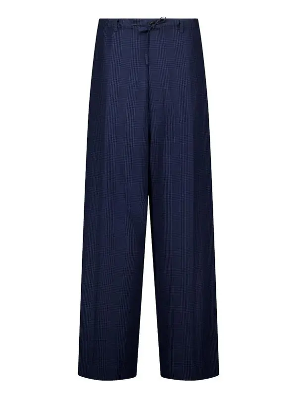Balenciaga Fluid Tailored Trousers - Blue