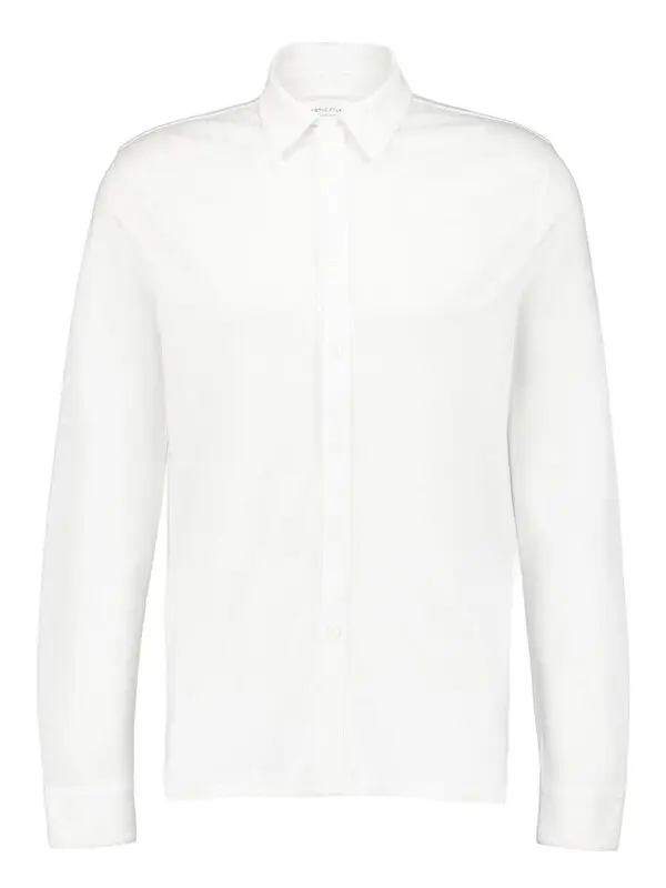 Majestic Filatures Organic Cotton Linen Long-sleeved Shirt - White