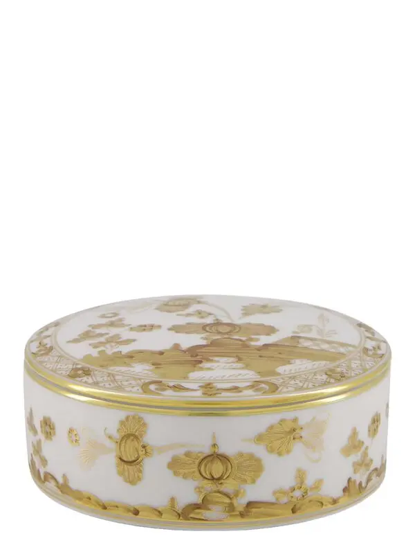 GINORI 1735 Oriente Italiano Aurum Trinket Box - White