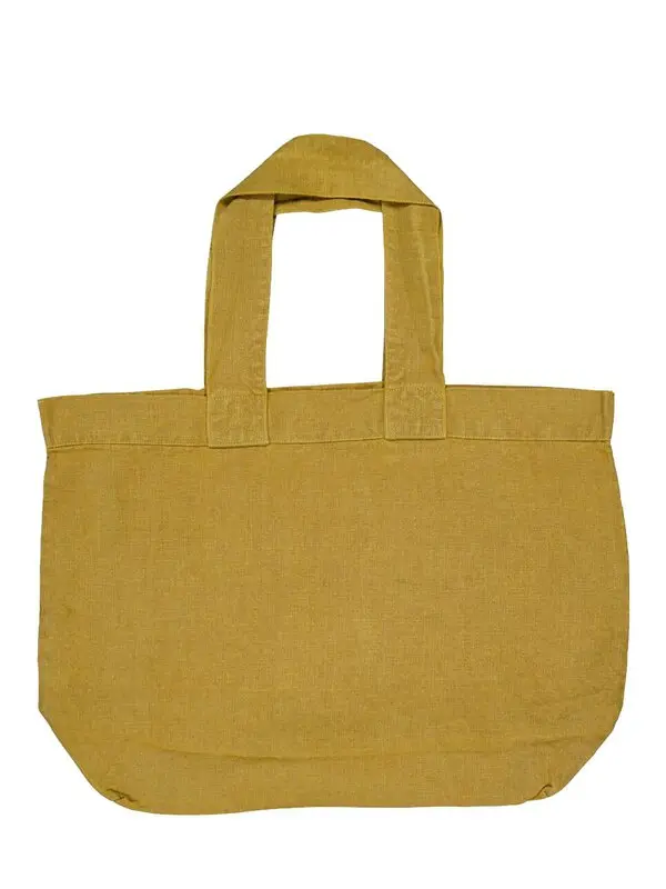 CHARVET ÉDITIONS Linen Escapade Tote Bag - Yellow