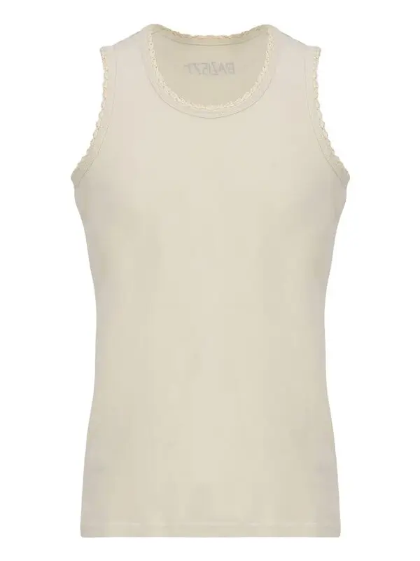 BAZISZT Croquet Tank Top - White