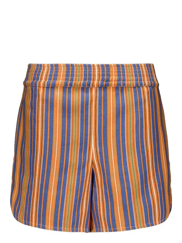 PAULA X Marrakshi Life Striped Cotton Shorts - Multicolour