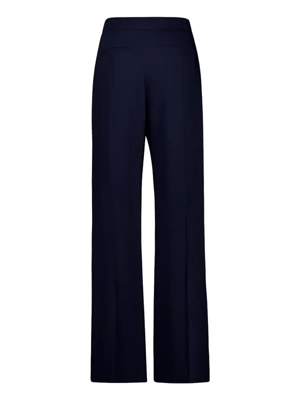 Zeus+dione Argos Tailored Flared Trousers - Blue