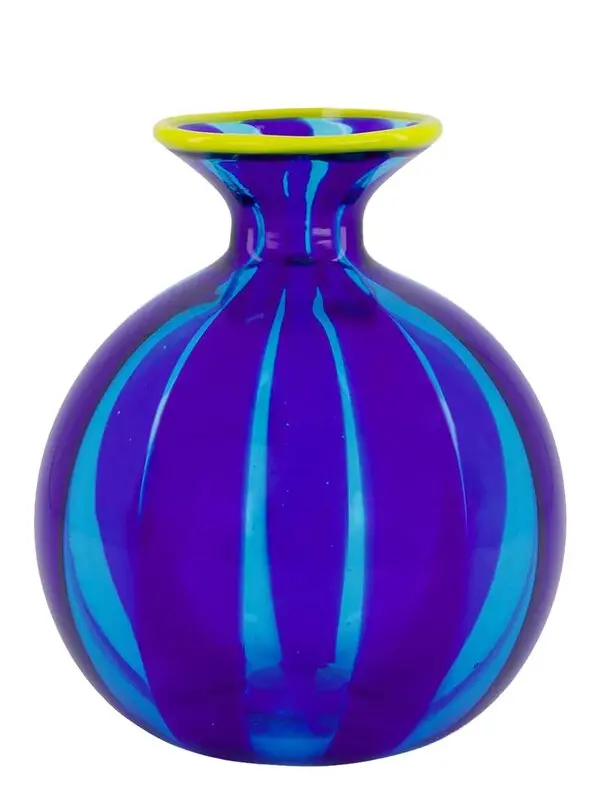 La DoubleJ Mini Ciccio Glass Vase - Blue