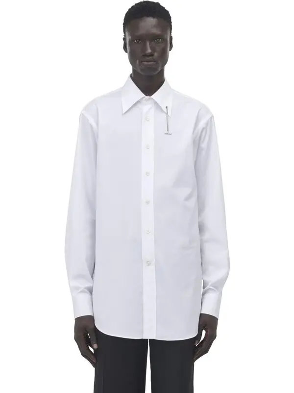 Alexander McQueen Cross-bar Chain Shirt - White