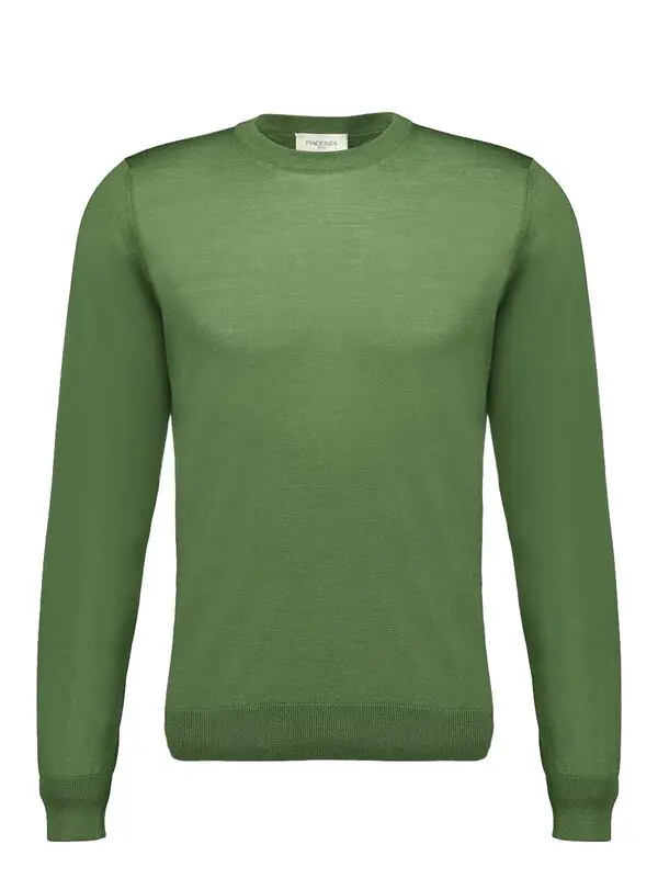 PIACENZA CASHMERE 1733 Crewneck Cashmere Sweater - Green