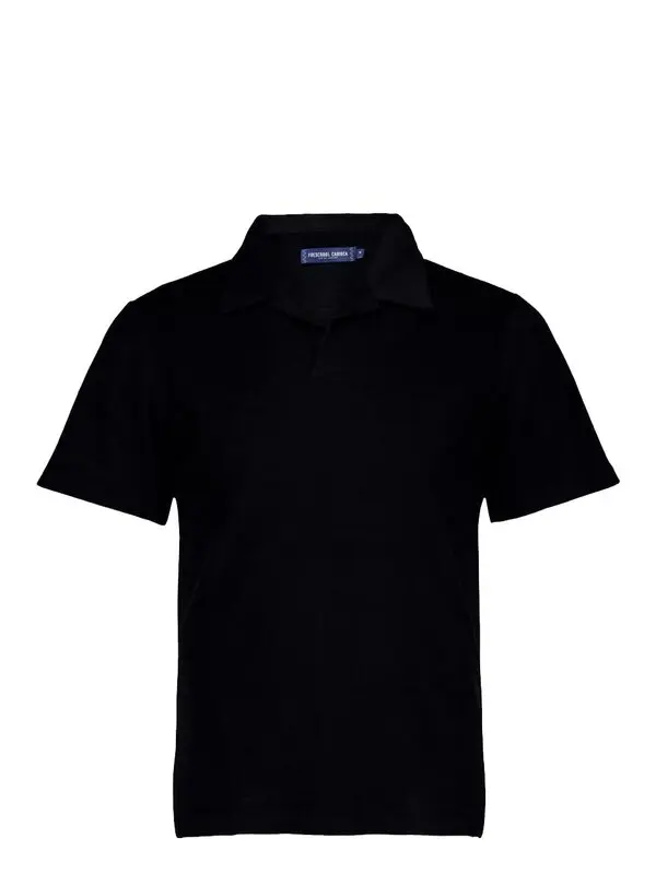Frescobol Carioca Polo Faustino Terry Cotton - Black