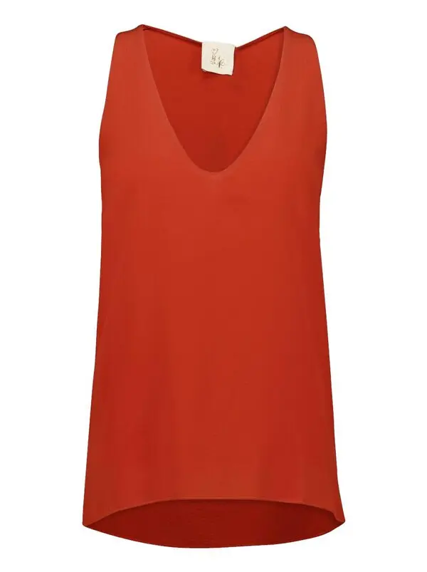 PAULA Serena Rooibos Tea Silk Tank Top - Orange