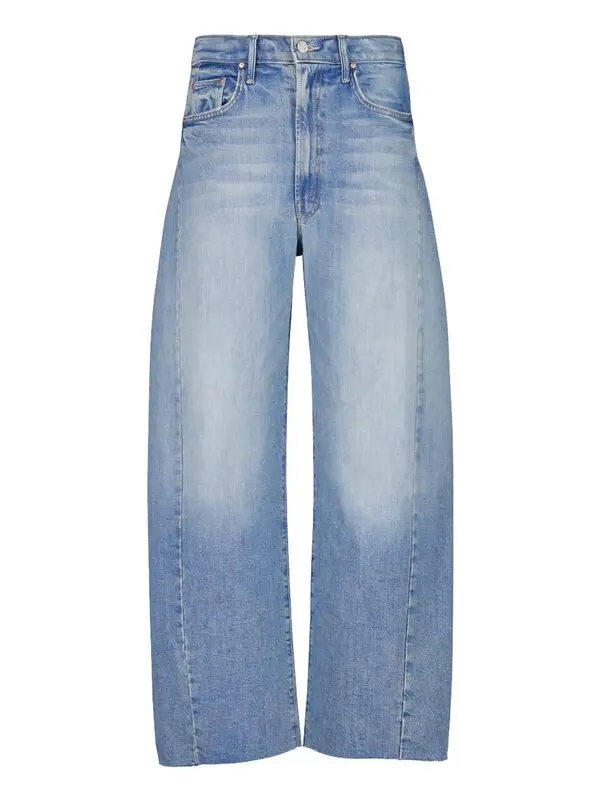 MOTHER The Half-pipe Ankle Fray Jeans - Blue