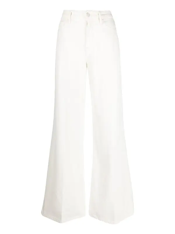 FRAME Le Palazzo Jeans - White