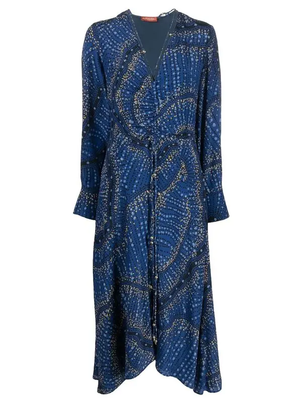 Altuzarra Mila Midi Dress - Blue