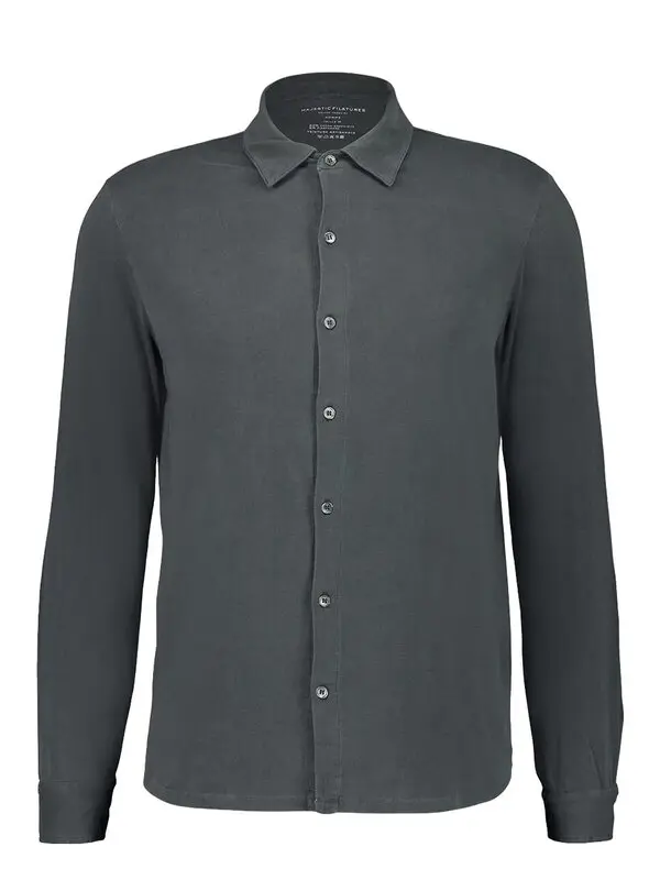 Majestic Filatures Galet Herman Long-sleeved Shirt - Grey