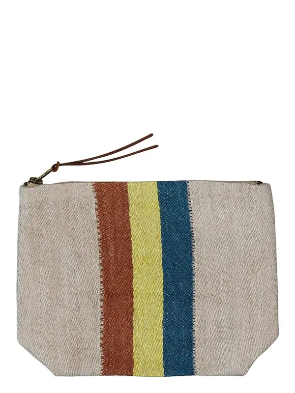 LIBECO Belgian Linen Pouch - Multicolour