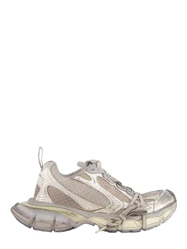 Balenciaga 3xl Mesh And Polyurethane Sneakers - Grey