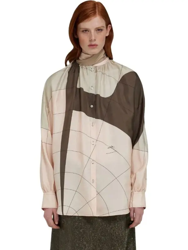 FERRAGAMO Silk Shirt - Multicolour