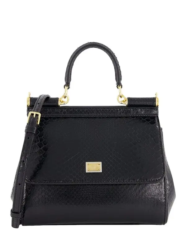 Dolce & Gabbana Medium Sicily Bag - Black